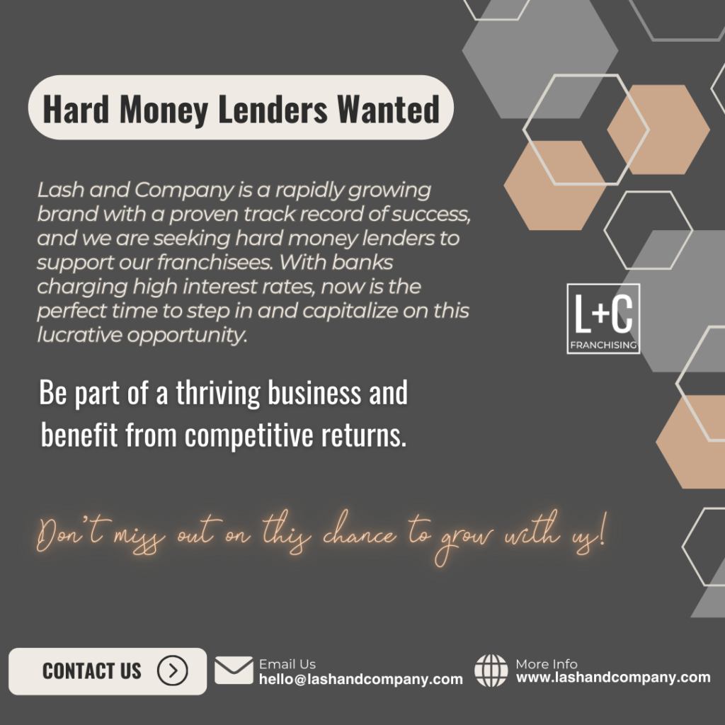 Opportunity For Hard Money Lenders - Lash and Company